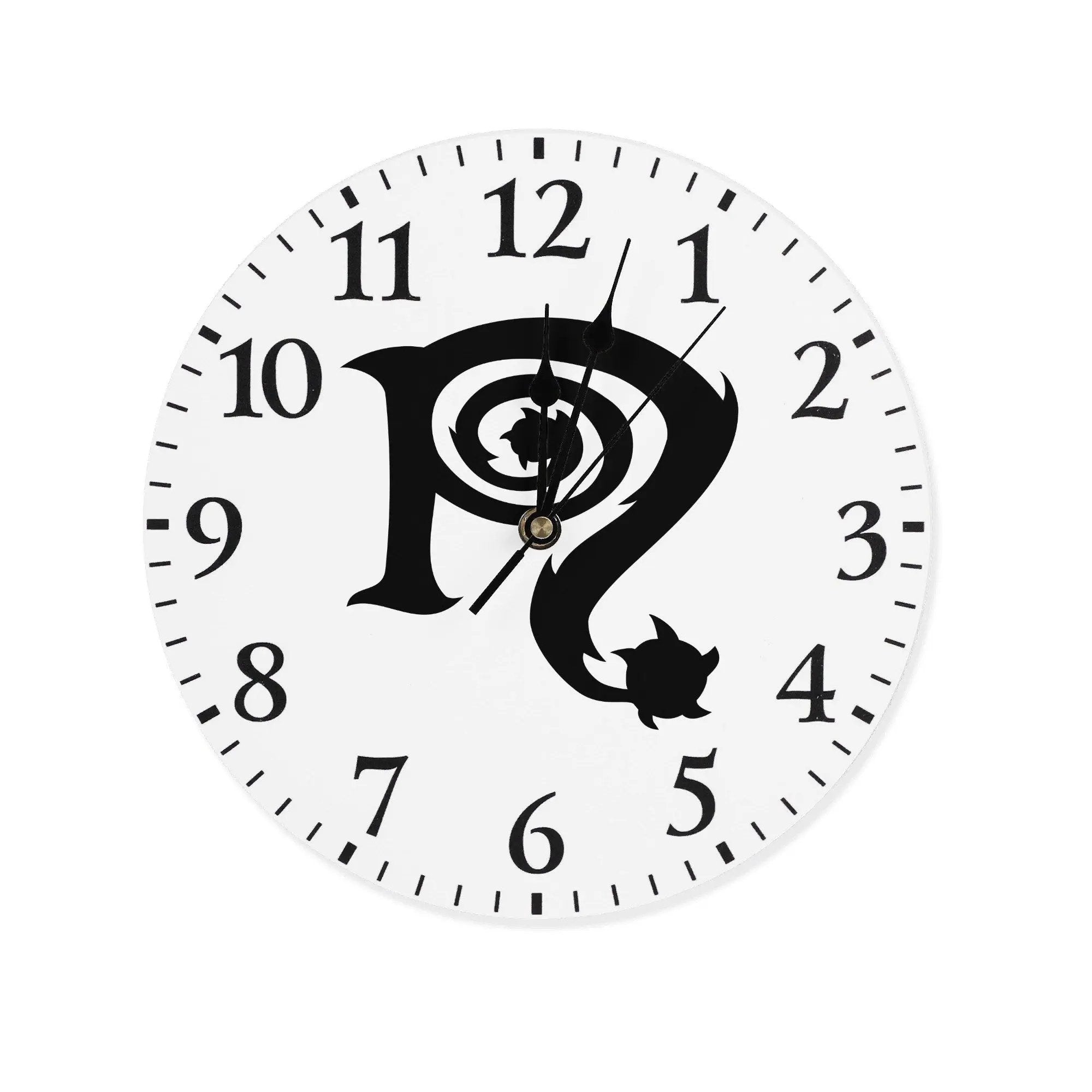 Frameless Wall Clock Round Shape for Kitchen Bedroom Living Room ...