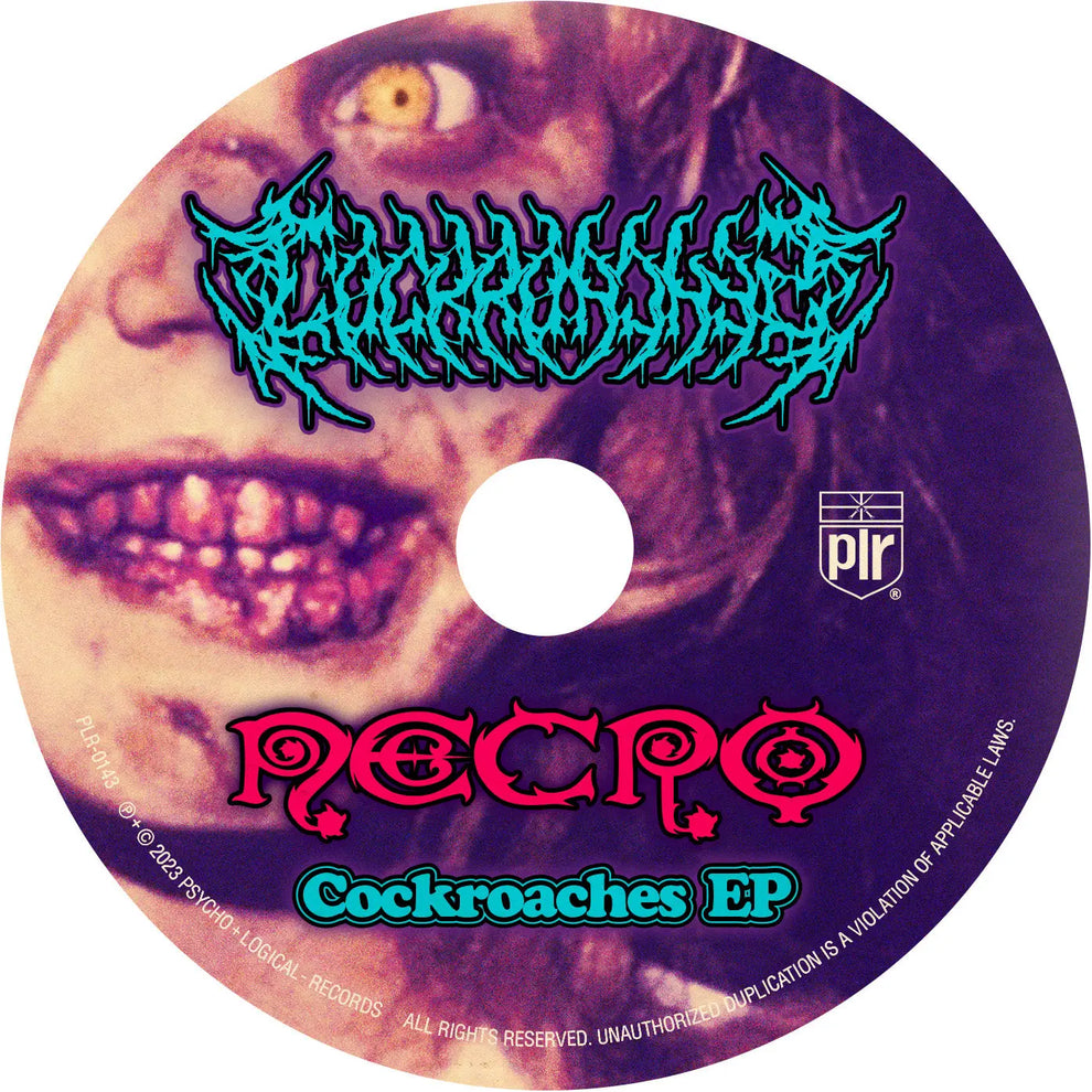 NECRO - Cockroaches EP CD - NECRO SUPER STORE – NECRO SUPER STORE