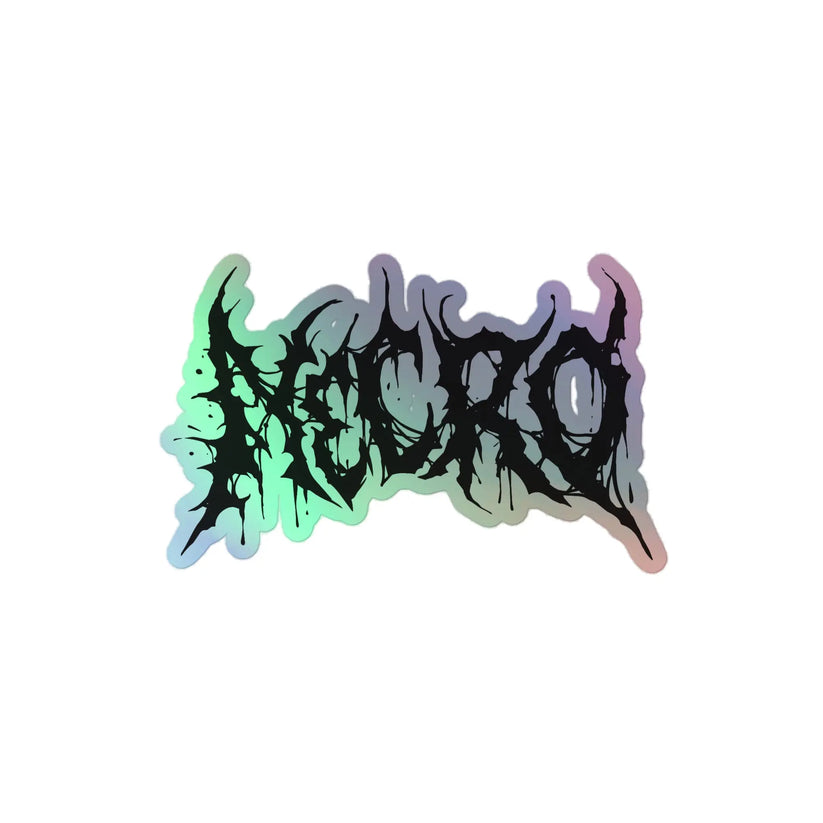 Necro - Death Metal Logo - Holographic sticker - NECRO SUPER STORE ...